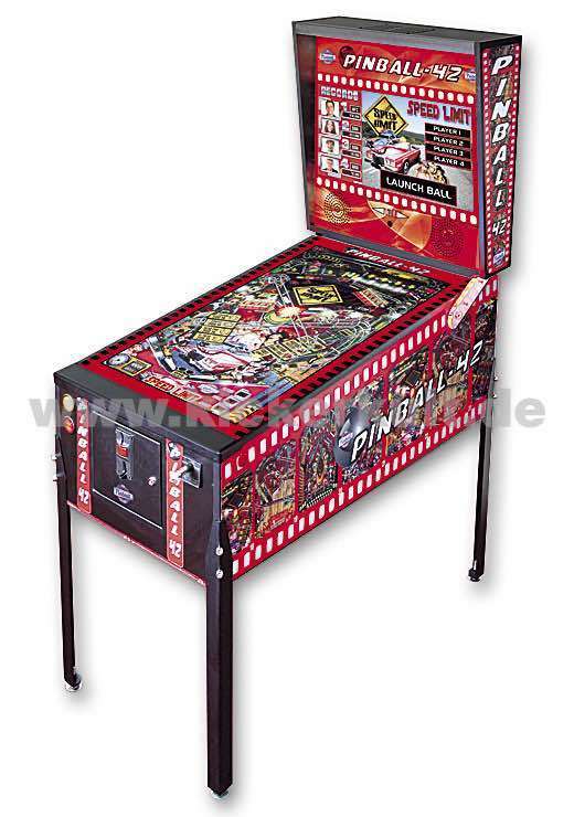 5-in-1 Pinball 42 Flipper arcade game - Kickerkult Onlineshop