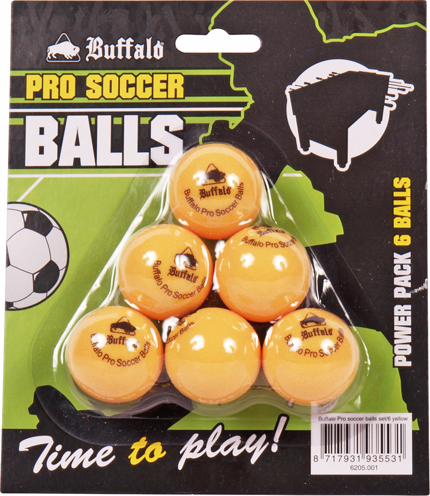 Buffalo Pro Kickerball-Set (6 Stück) orange
